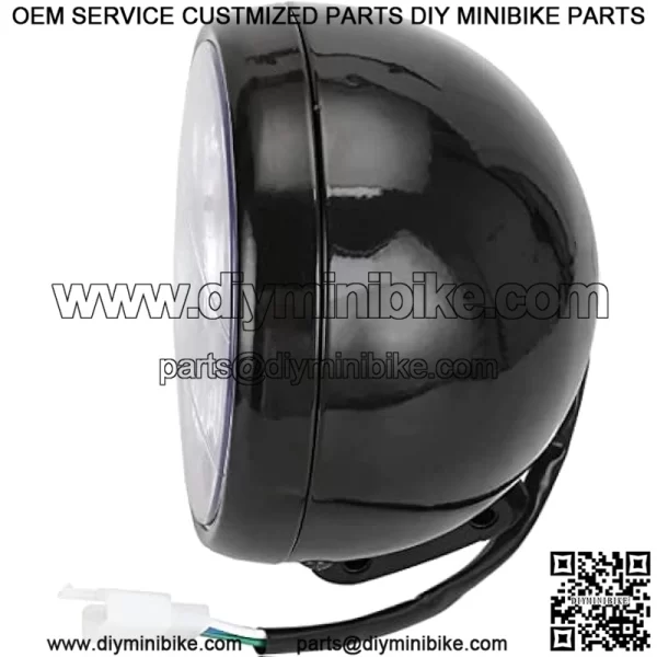 Motocycle 12V 35W Headlight Head Light Assembly with Hardware for 196cc ...